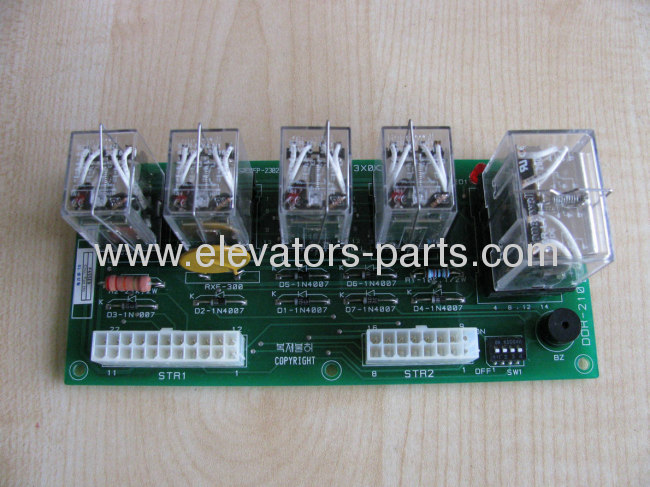 LG-Otis Elevator Lift Spare Parts PCB DOR-210 Relay Board manufacturers and suppliers in China