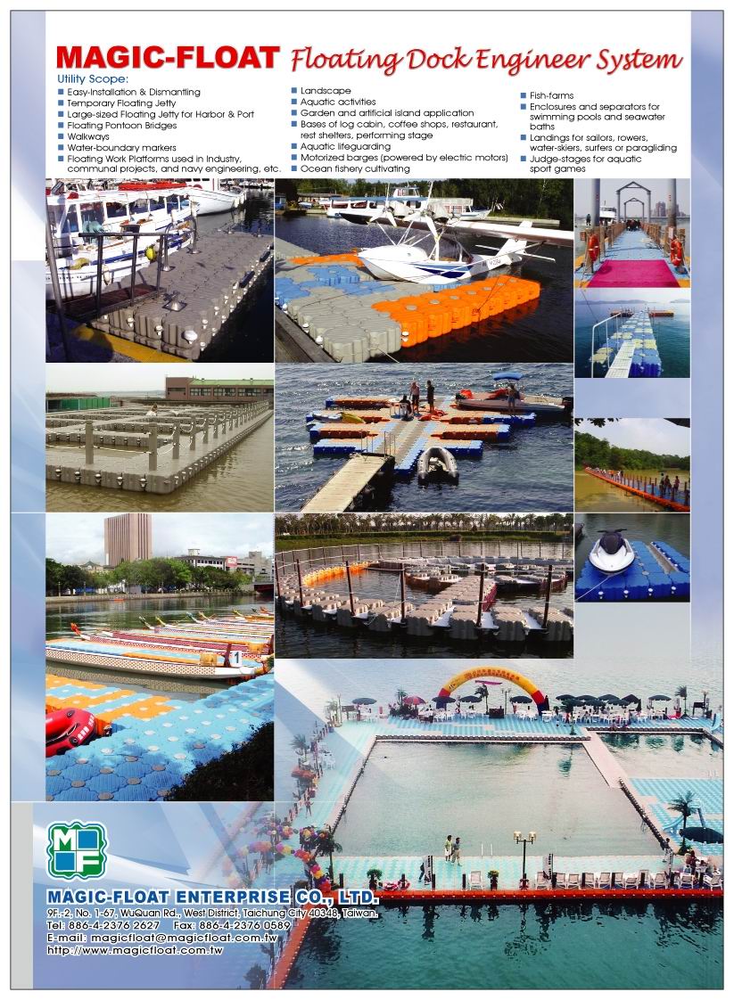 Pontoon Walkway LR-045 manufacturer from Taiwan Magic-Float Enterprise ...
