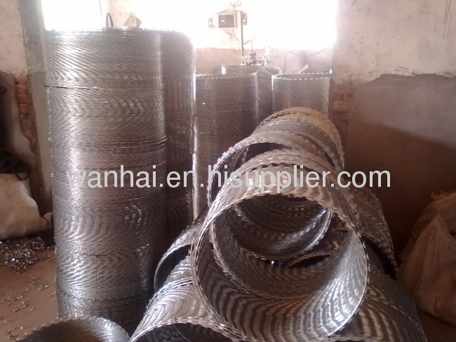 single coil razor barb wire from China manufacturer - ANPING COUNTY ...