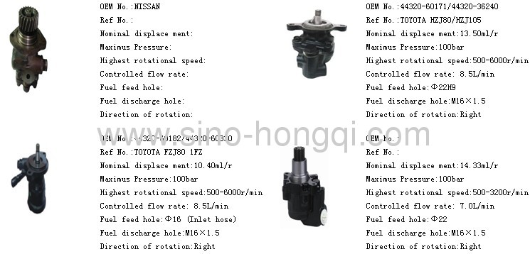Power steering pump 44320-60220 for TOYOTA 44320-60220 manufacturer ...