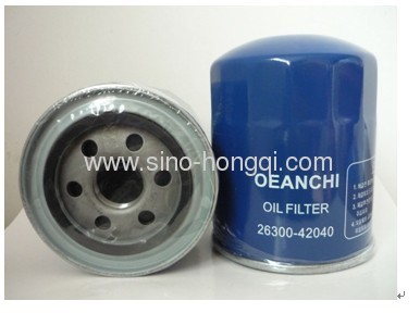 Oil filter 26300-42040 for HYUNDAI ,KIA,MAZDA,MITSUBISHI 2630042040 ...