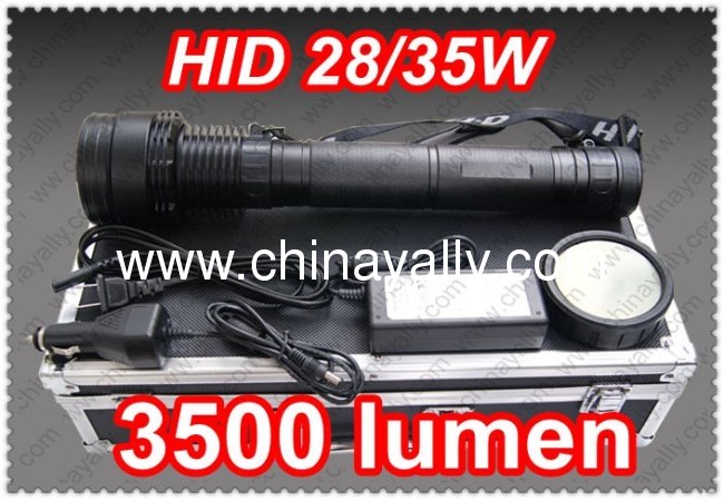 Dual Power 28/35 Watt HID Flashlight products - China products ...