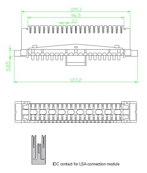 krone connection module from China manufacturer - NINGBO TAEPO ...
