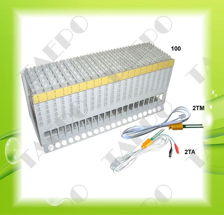 2-pole test plug to alligator clip test cord for MDF terminal block TP ...