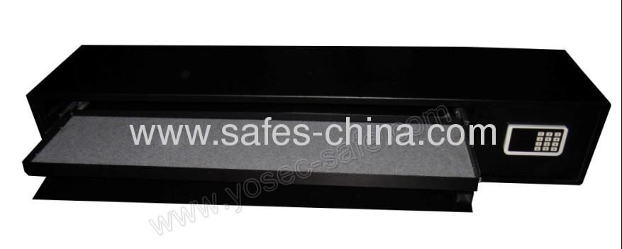 Hidden gun safe under bed/ Under bed gun safe with electronic locks ...