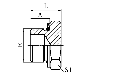 METRIC MALE PLUG HYDRAULIC ADAPTER FITTING ELBOW PIPE FITTIN from China ...