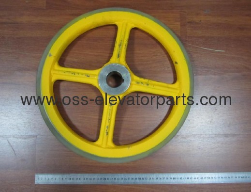 Sigma escalator ESC handrail drive wheel D458mm D1=430mm (w/o rubber) d ...