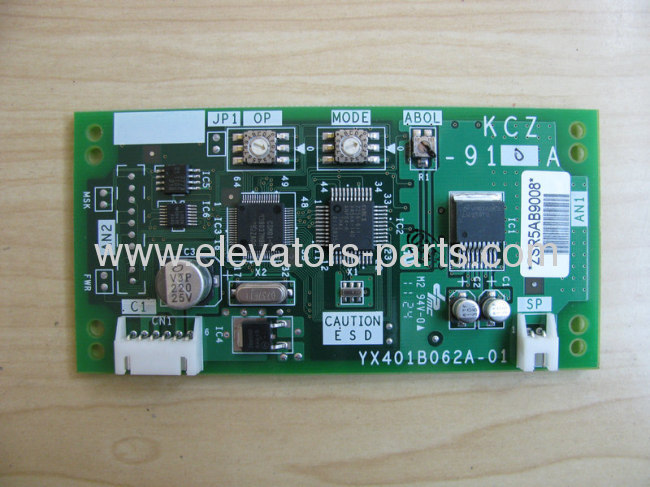 Mitsubishi Elevator Lift Parts KCZ-910A PCB Voice Station Reporting ...