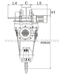 wire rope hoist with electric trolley from China manufacturer ...