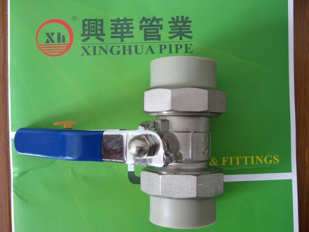 PPRC Fittings plumbing material Double Union Ball Valve from China ...