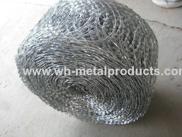 Perimeter security and defence razor barbed wire from China ...
