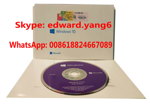 Windows 10 PRO Win 10 Professional Key Code Coa Sticker DVD Packing Box ...