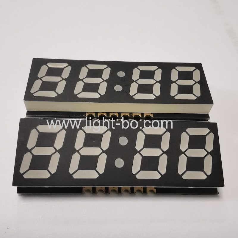 Ultra thin Orange Color common cathode 0.4inch 4 Digit SMD LED Clock Display manufacturers and ...